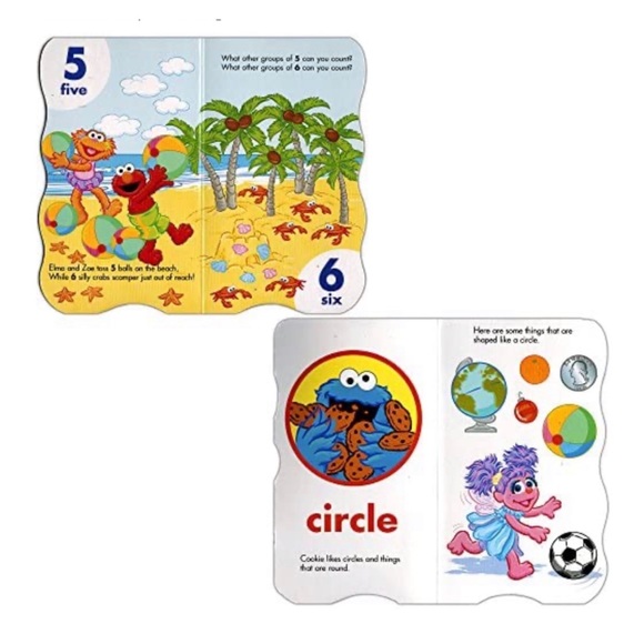 Sesame Street | Toys | New Set Of 4 Sesame Street Board Books Letters ...